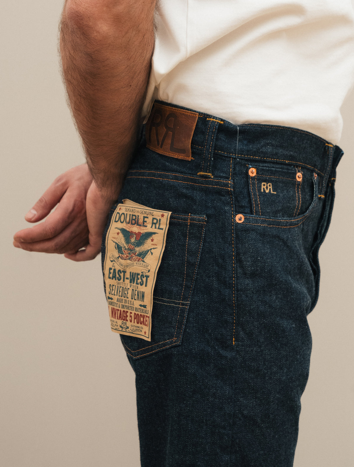 RRL Selvedge Jeans East-West Rinse | Gabucci
