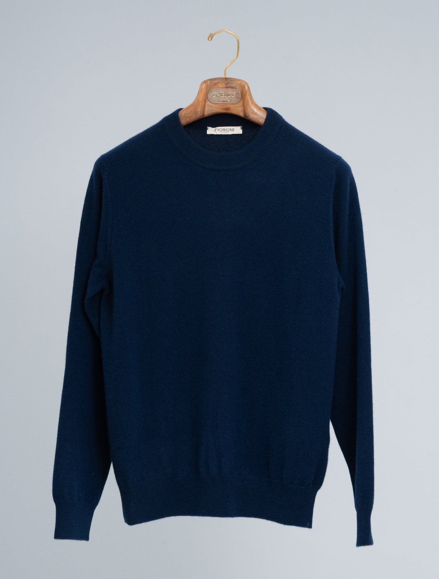 Fioroni Uomo | Baby Cashmere Crewneck in Navy | Gabucci